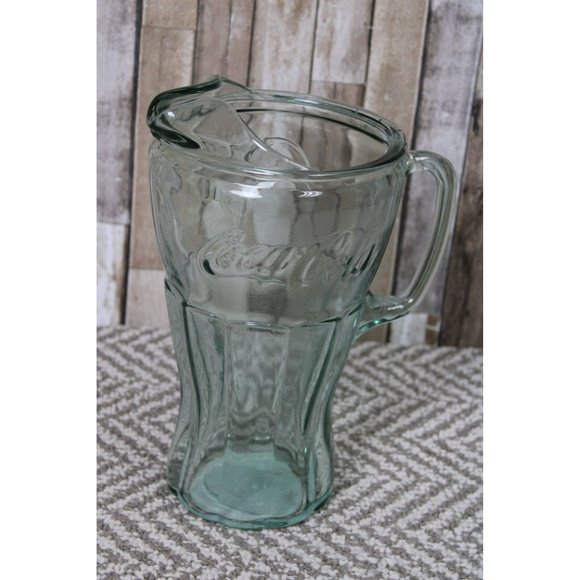 Coca Cola | Dining | Vintage Coca Cola Georgia Green 64 Oz Glass ...
